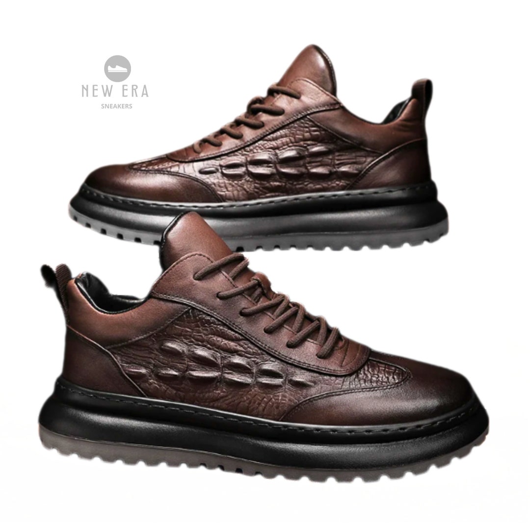 Reptile Royals 2024 Ed Crocodile Pattern Casual Shoe, Alligator Skin ...