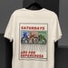 Ride on and Saturdays Are for Supercross Front and Back Unisex Garment ...