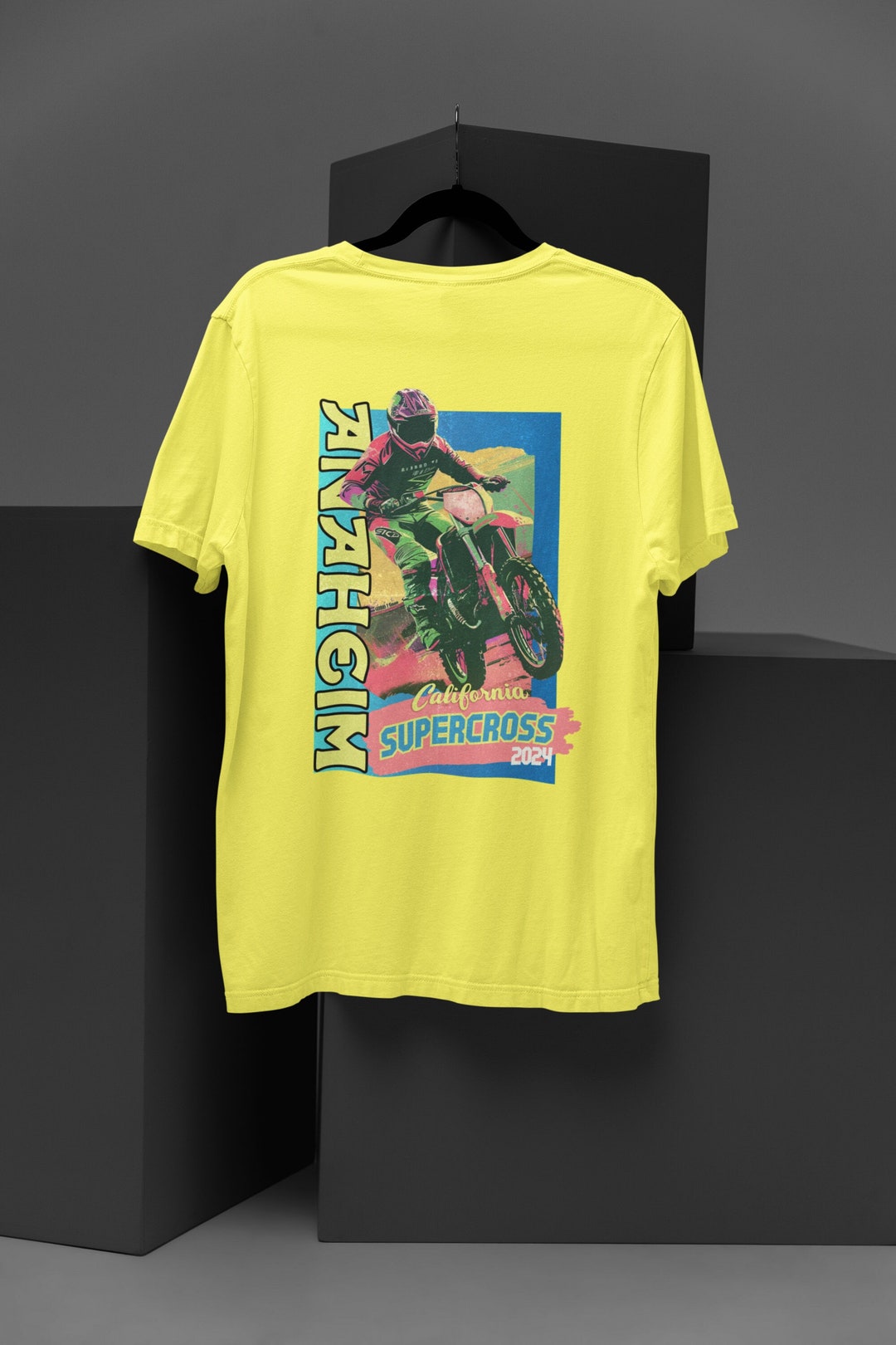 Anaheim California Retro Supercross Unisex Jersey T-shirt, Braap Booth ...