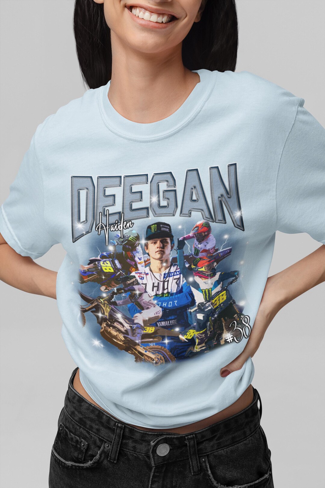Haiden Deegan Supercross Graphic Tee: Motocross Fan Apparel - Etsy