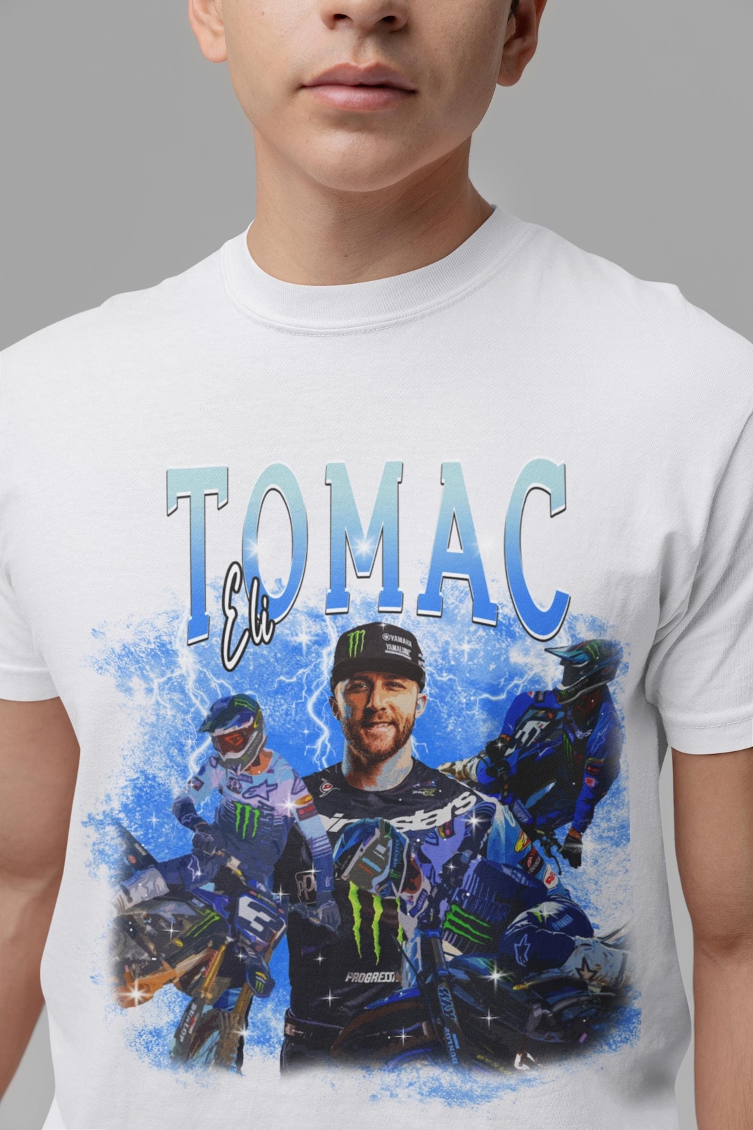 Eli Tomac #3 Supercross T-shirt: Moto Cross Racing Tee - Etsy
