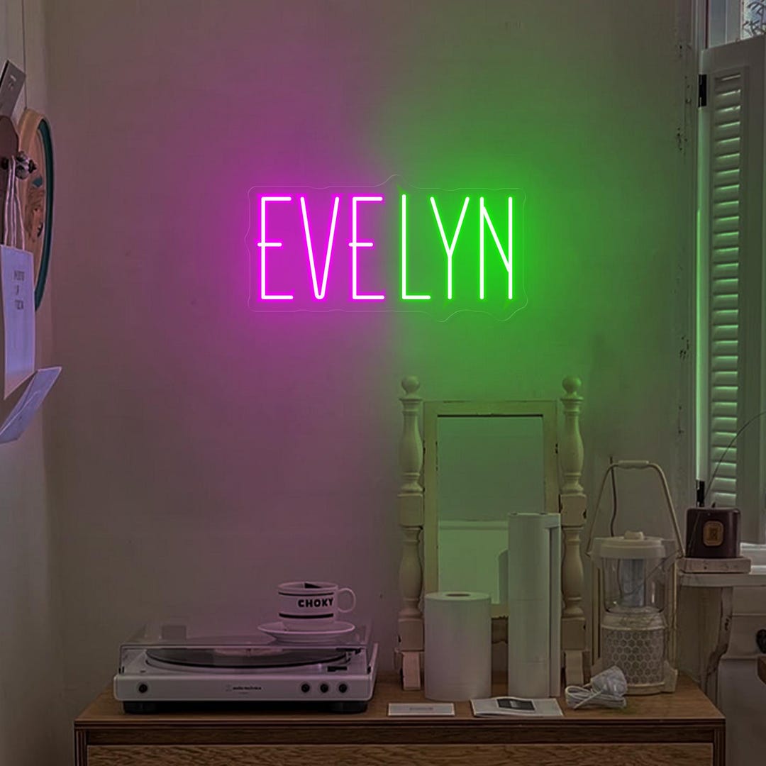 Custom Wicked Name Neon Sign, LED Neon Sign, Wicked Girl Neon Light ...