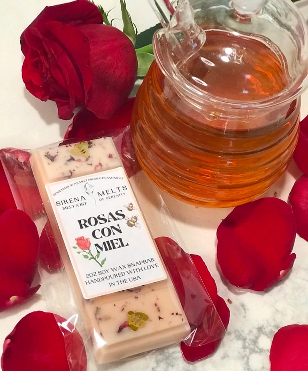 Rosas Con Miel Wax Melt, Roses & Honey Wax Melt, Sweet Wax Melts ...