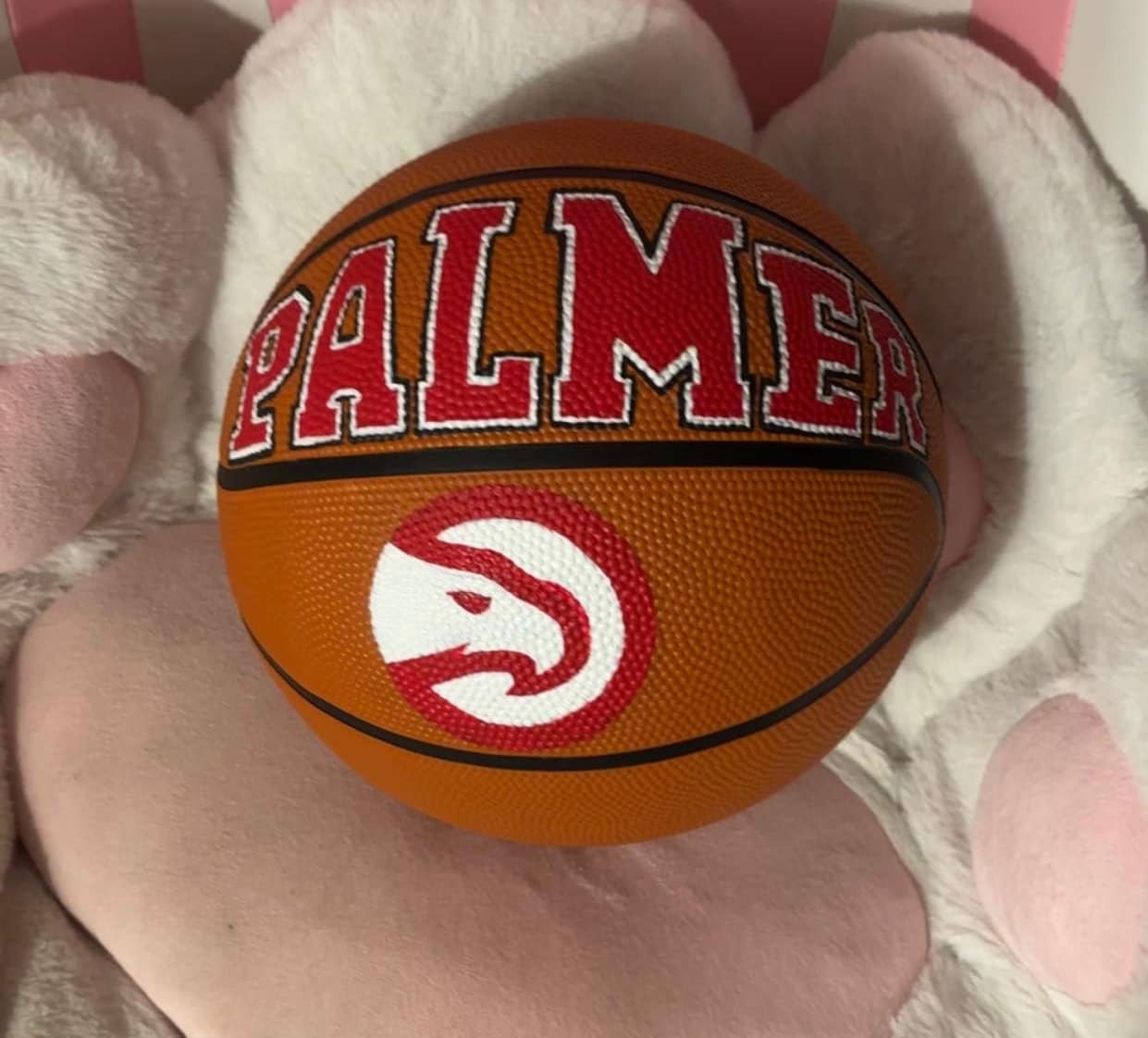 Custom Basketball With Name and Team Logo Handpainted Personalized Gift ...