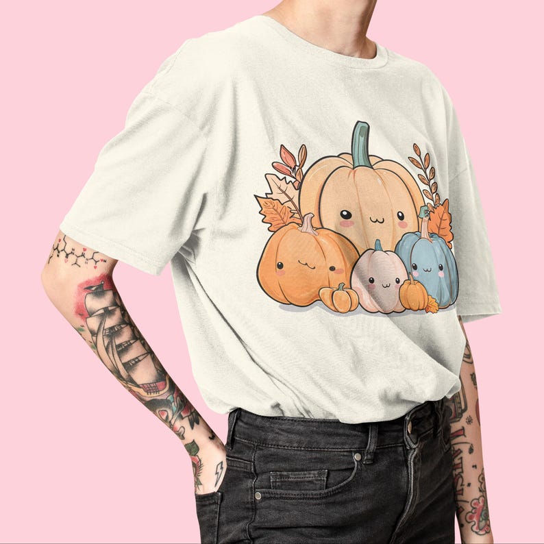 Autumn Pumpkin Patch PNG, Fall Decor, Personal & Commercial Use, Print ...