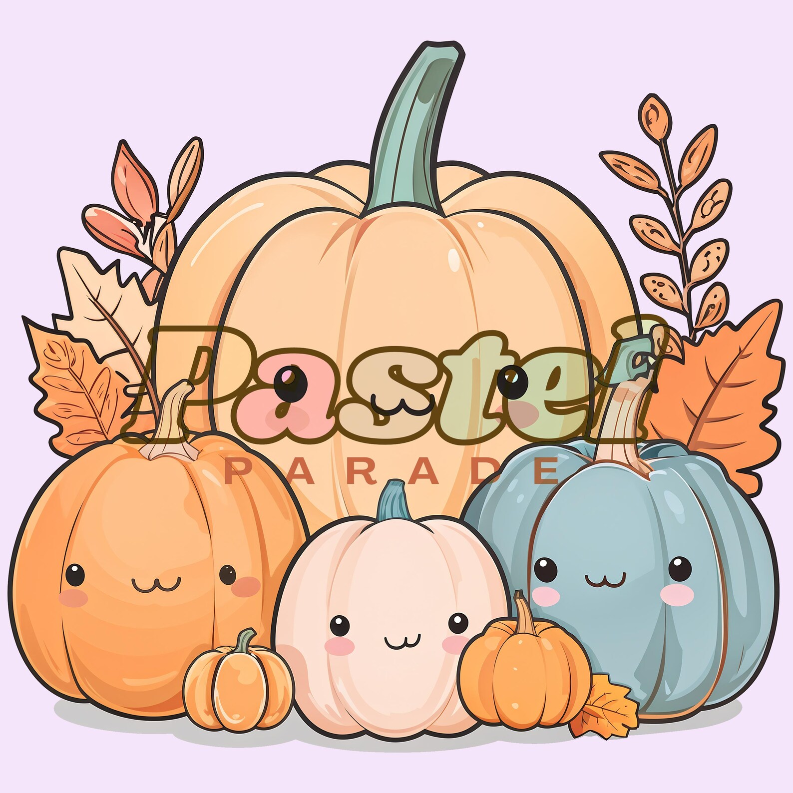 Autumn Pumpkin Patch PNG, Fall Decor, Personal & Commercial Use, Print ...