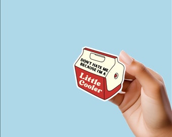 Little Cooler Vinyl Sticker, Vinyl Decal Sticker for Laptops, Cars ...