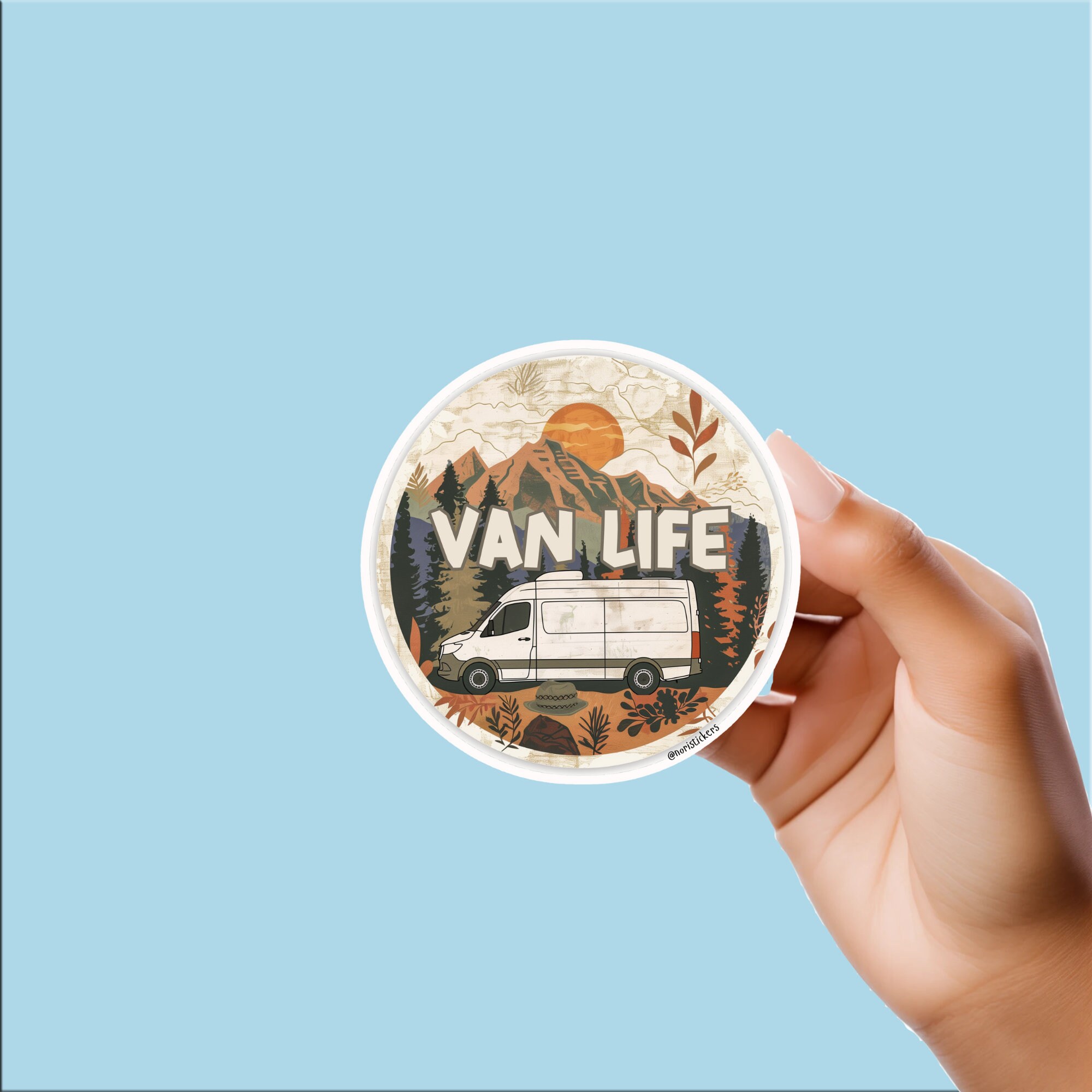 Van Life, Adventure is Calling, Vinyl Sticker Camper Camping, Van ...