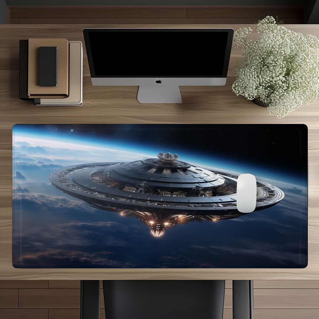 UFO Desk Mat, Aesthetic Desk Decor, Desk Accessories, Office Decor ...