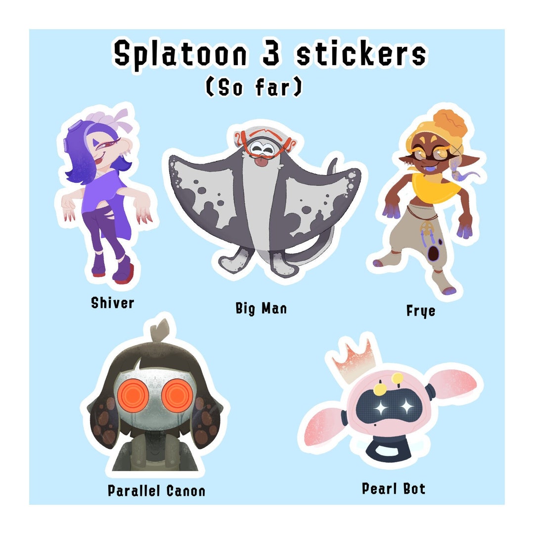 Splatoon 3 Stickers - Etsy Australia