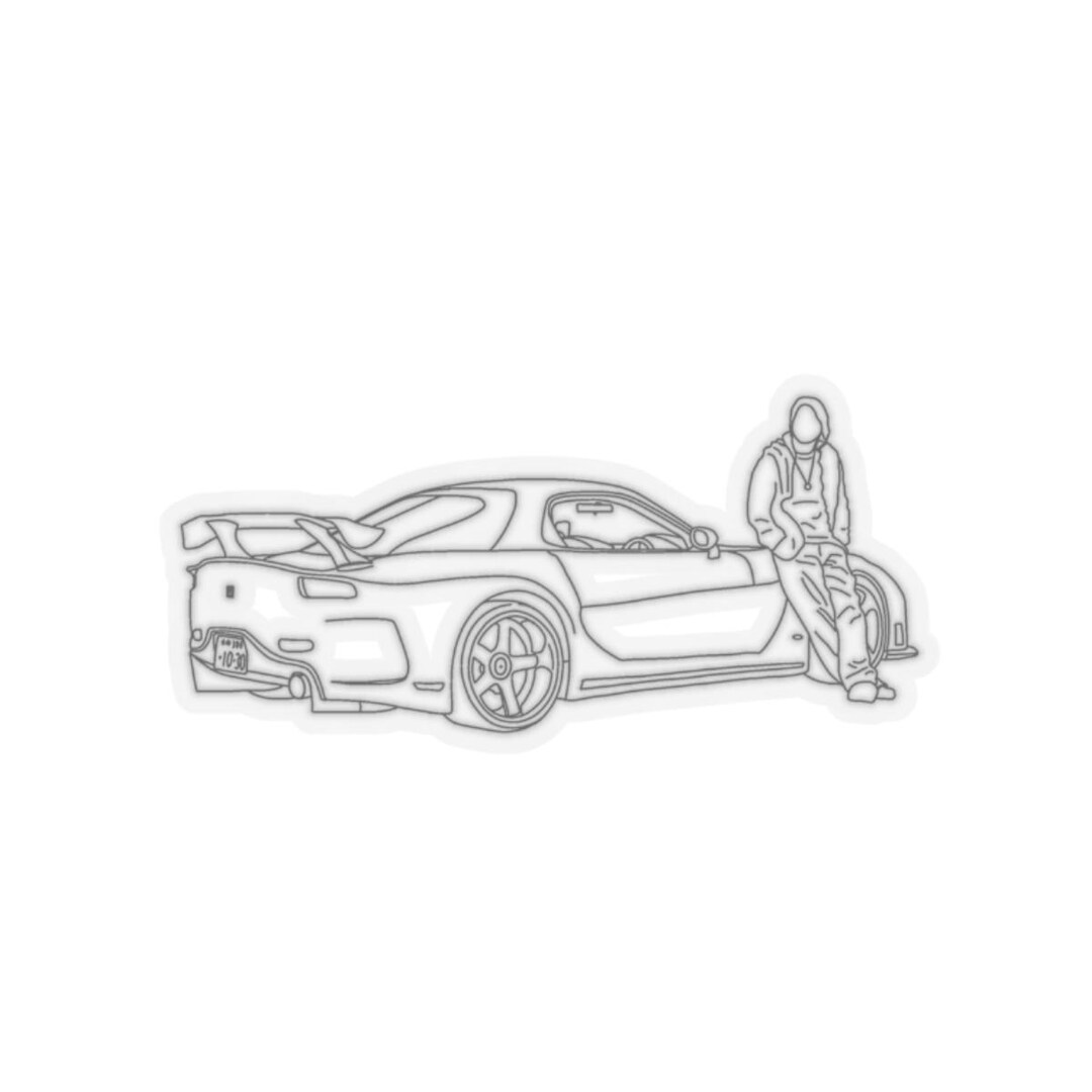 Han's RX7 Stickers - Tokyo Drift - Etsy
