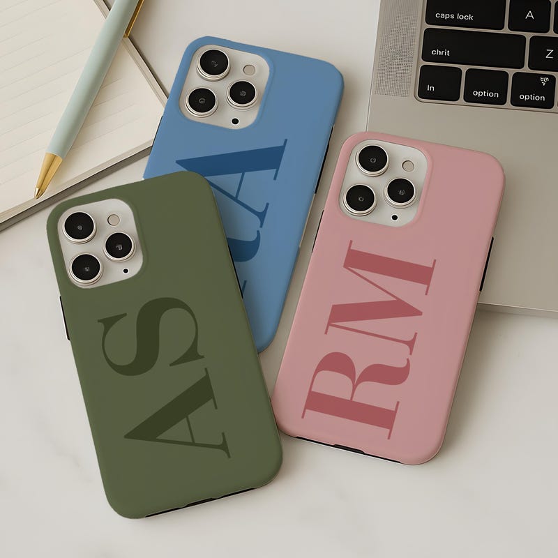 Monograms iPhone Case - Etsy