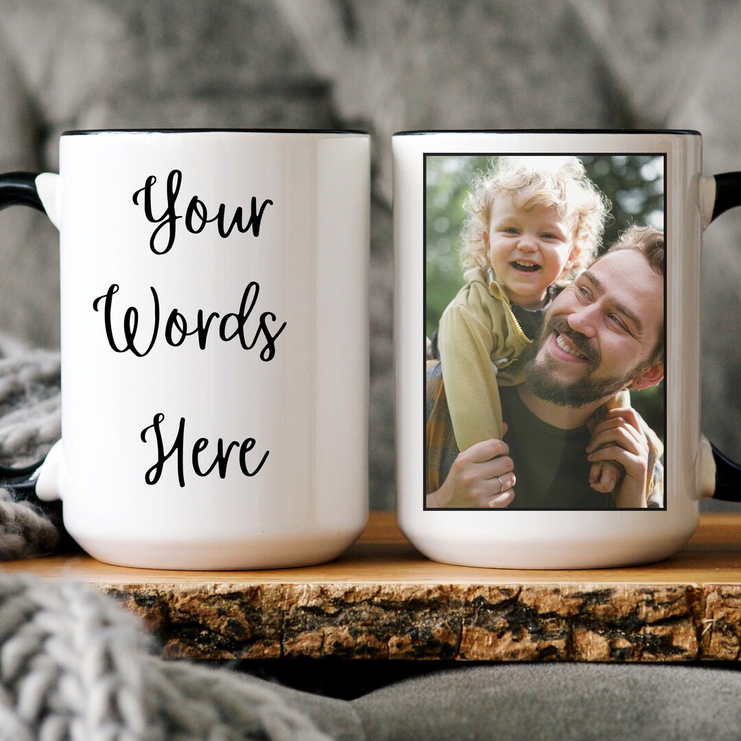 Custom Text Coffee Mug,customizable Coffee Cup,personalized Text Mug ...