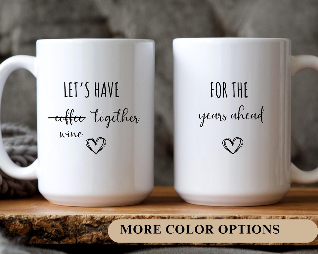 Personalized Couple Mugs, Matching Coffee Mugs for Couples, Funny ...