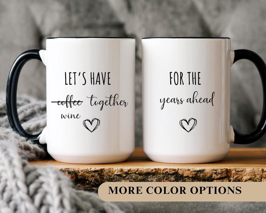 Personalized Couple Mugs, Matching Coffee Mugs for Couples, Funny ...