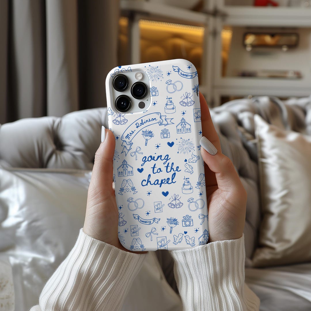 Custom Bride Phone Case, Going to the Chapel, Personalized Phone Case ...