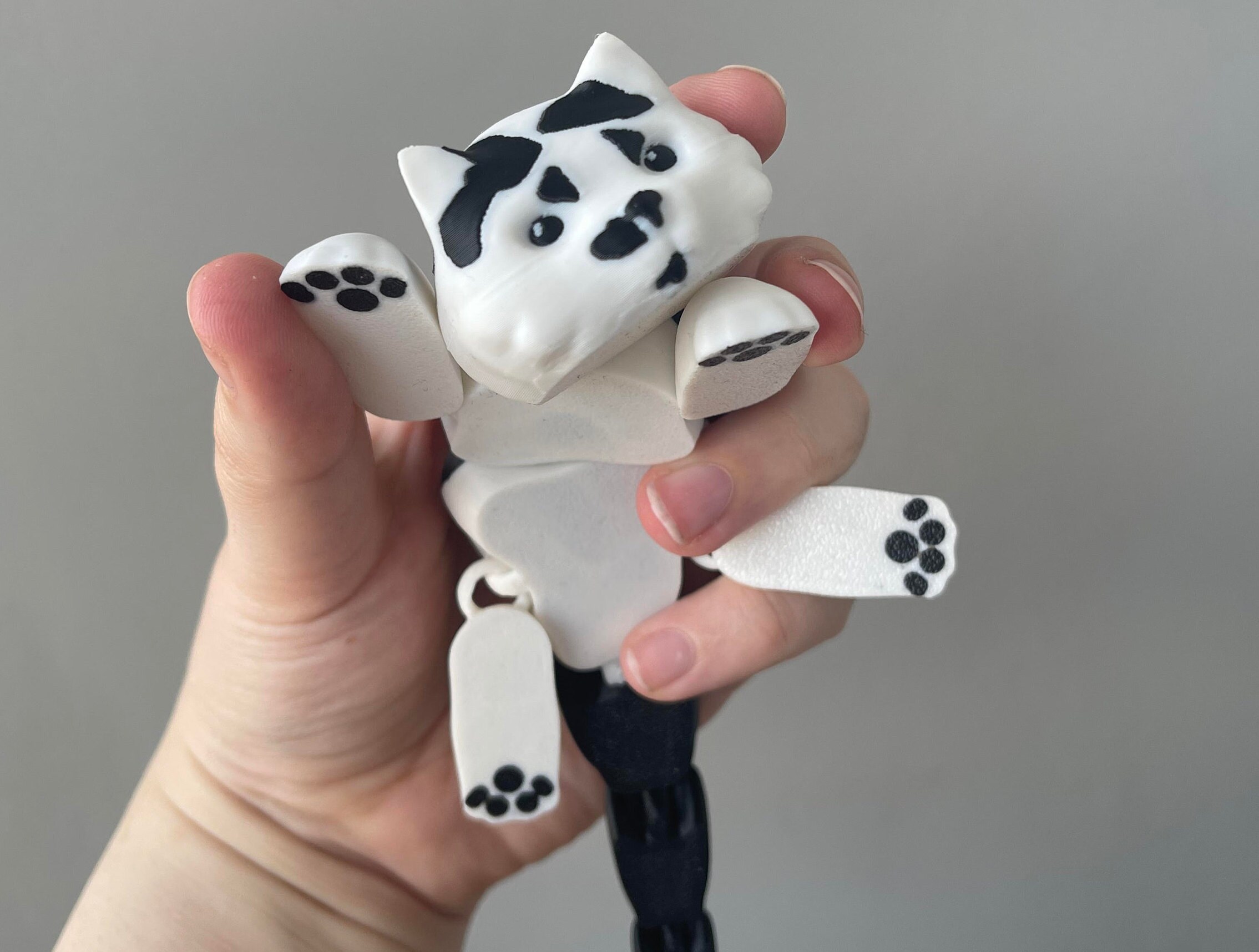 Chip the Cat 3D Printed Articulated Figurine - Etsy