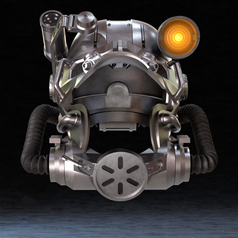 Fallout T 60 Power Armour Helmet 3d Printed Fallout Series Etsy