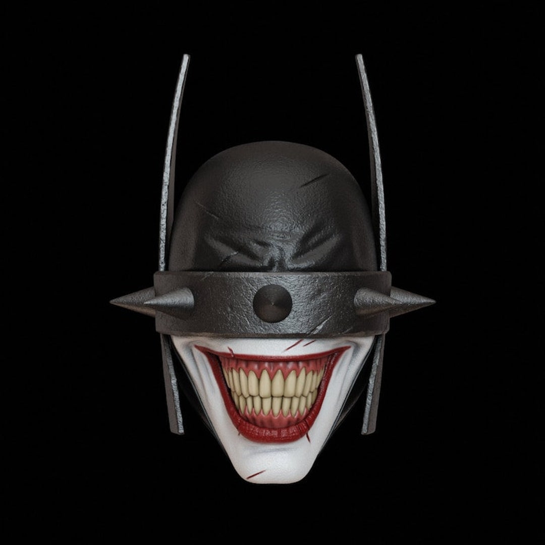 The Batman Who Laughs 3D Printed Helmet Dark Multiverse - Etsy UK