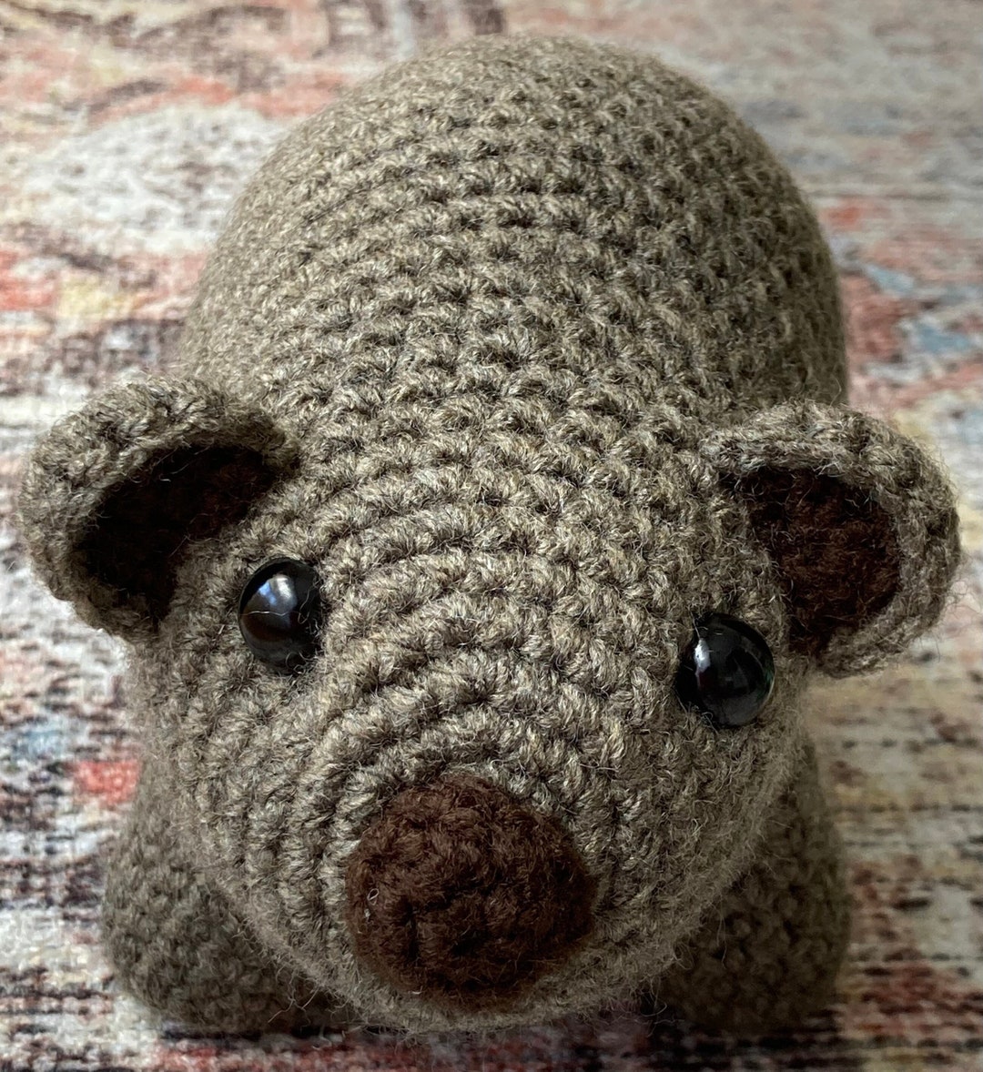 Crochet Wombat, Wombat, Australian Animal, Australian Toy, Homemade ...