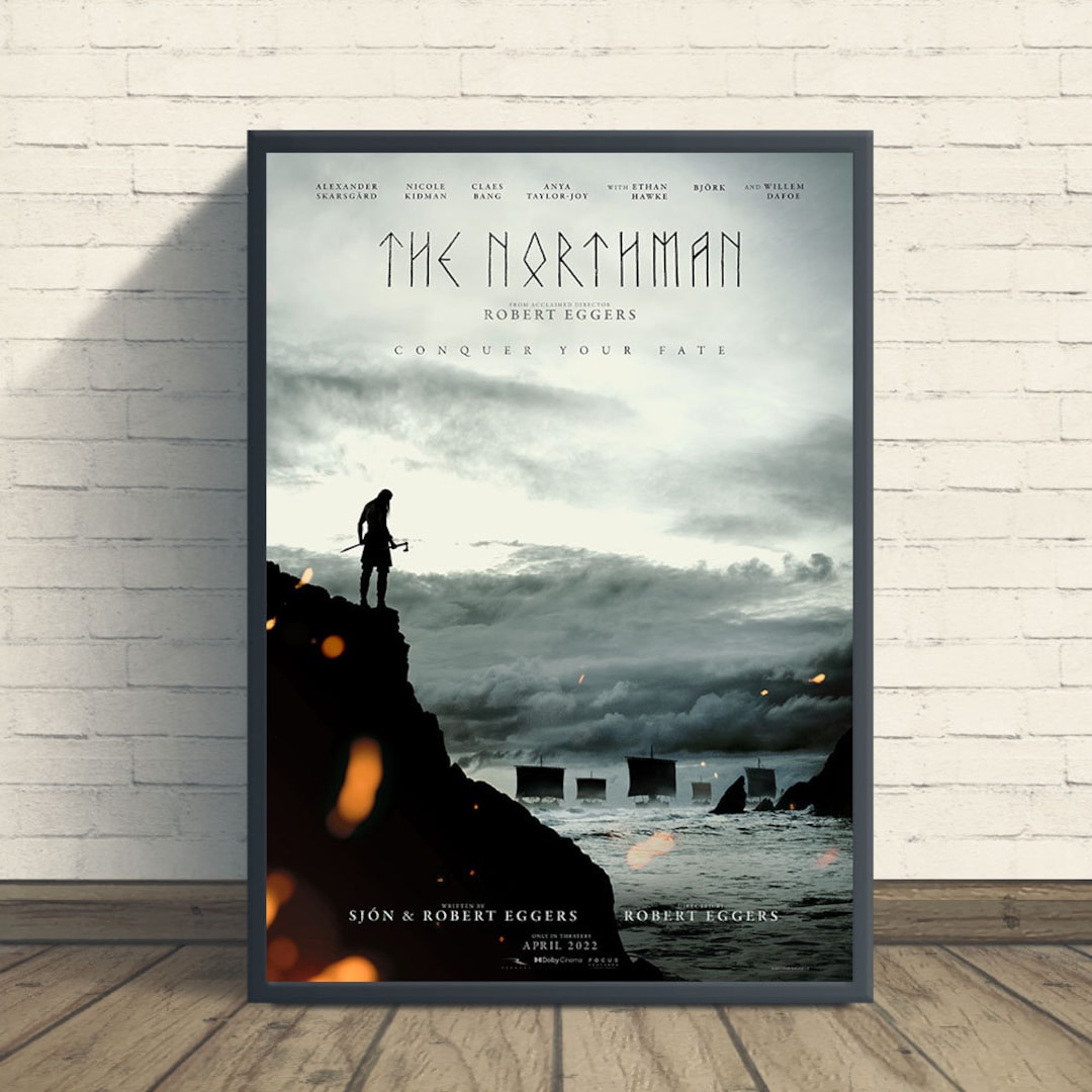 The Northman Movie Poster Movie Poster Vintage Retro Art Print Wall Art ...