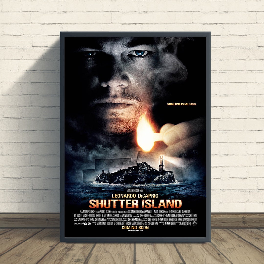 Shutter Island Movie Poster High Quality Print Wall Art Gifts for Him ...