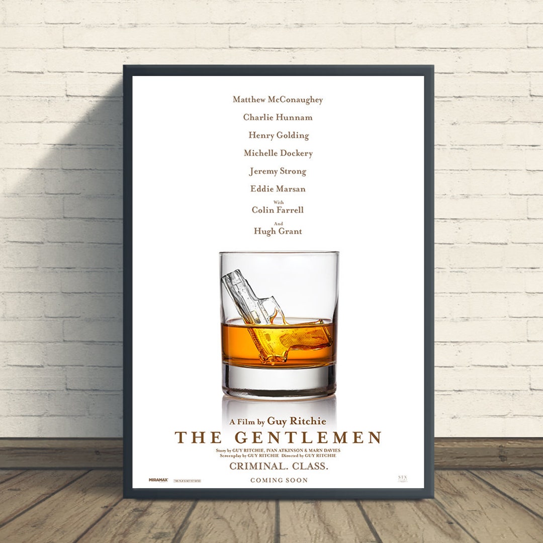 The Gentlemen Movie Poster Movie Poster Print, Room Decor, Movie Art ...