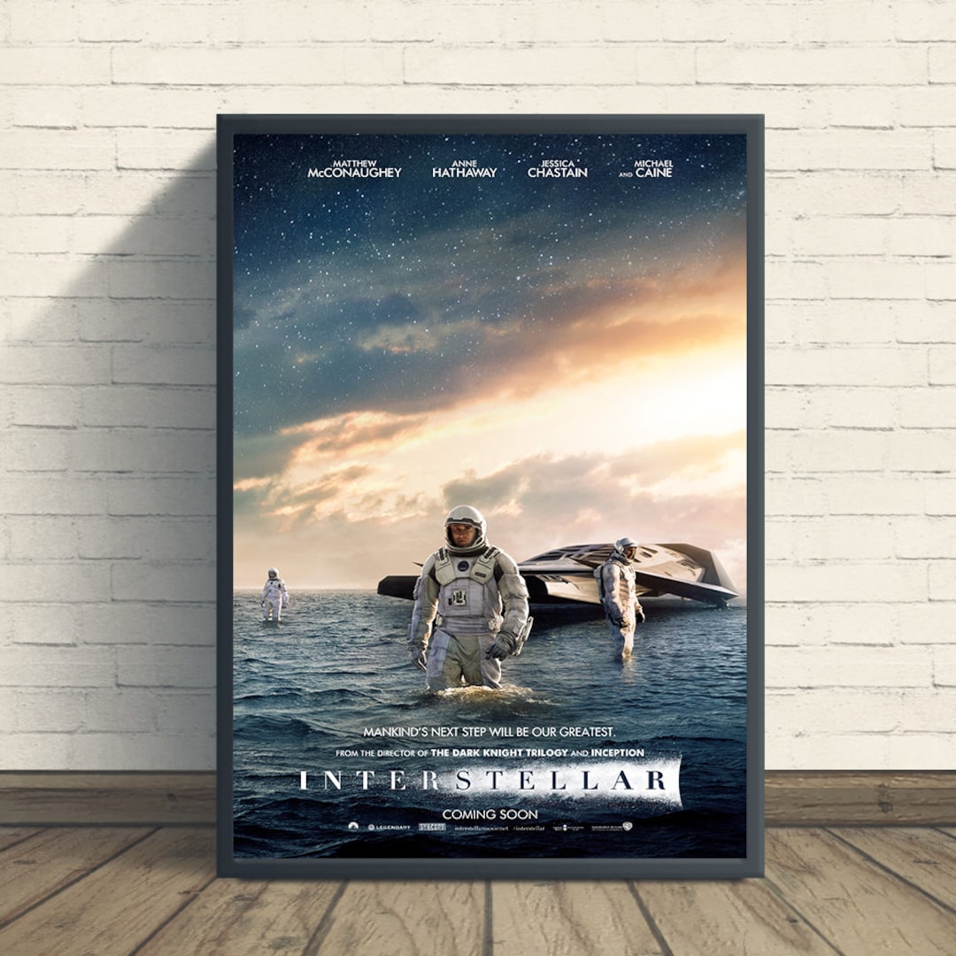 Interstellar Movie Poster Print, Room Decor, Movie Art, Gifts for Him ...