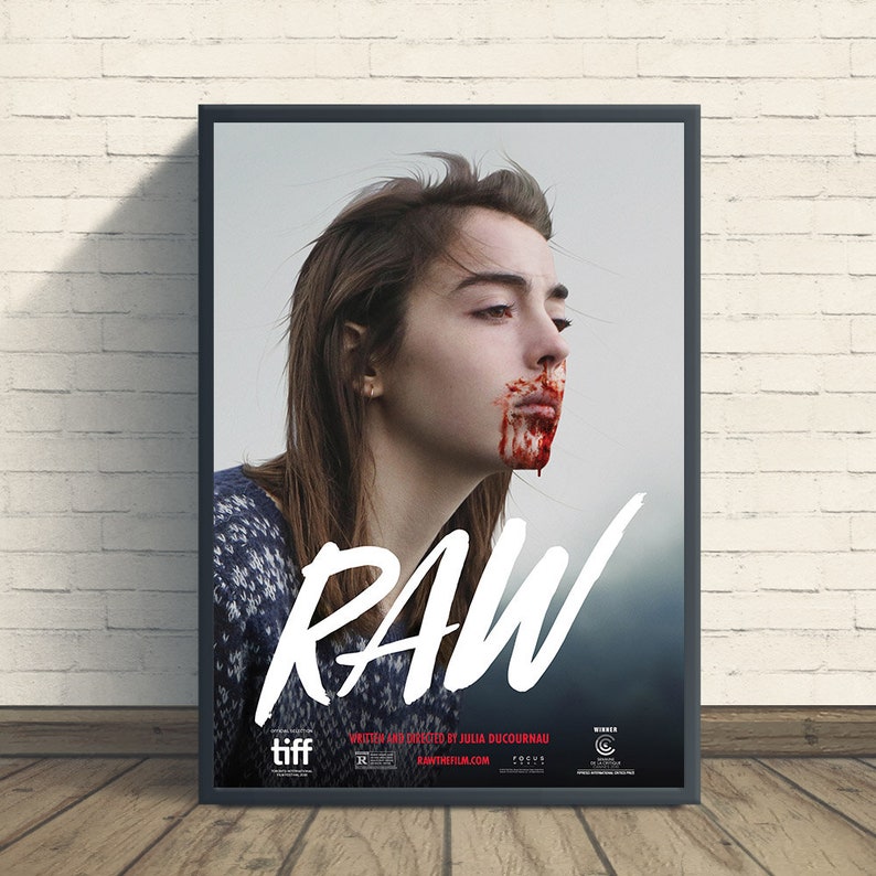 RAW Movie Poster High Quality Print Wall Art Gifts for Him/her Home ...