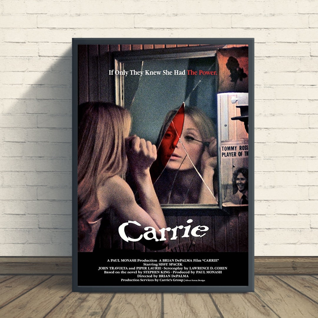 Carrie Movie Poster Print, Room Decor, Movie Art, Gifts for Him/her ...