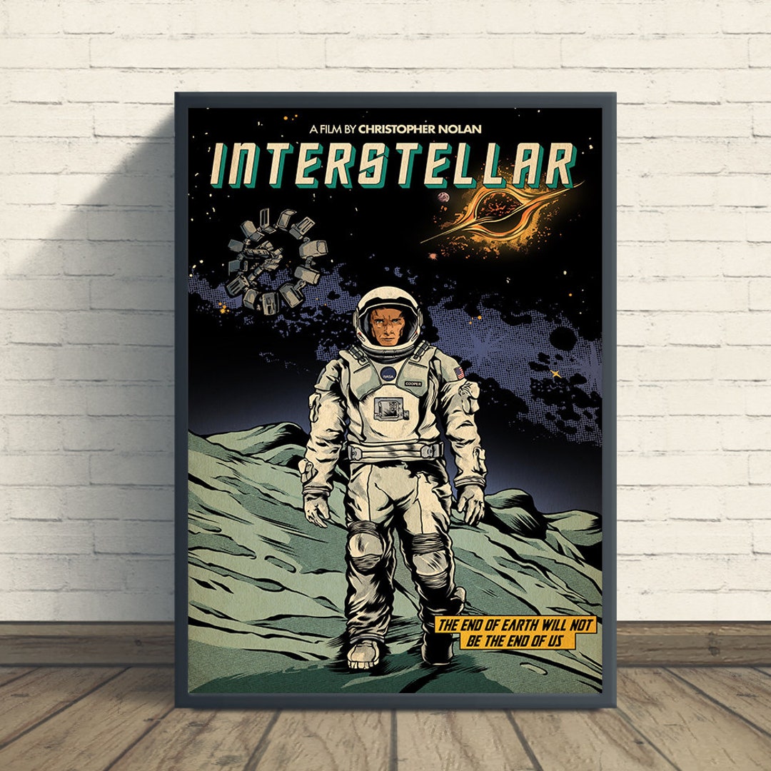 Interstellar Movie Poster, Canvas Poster Printing, Classic Movie Wall ...