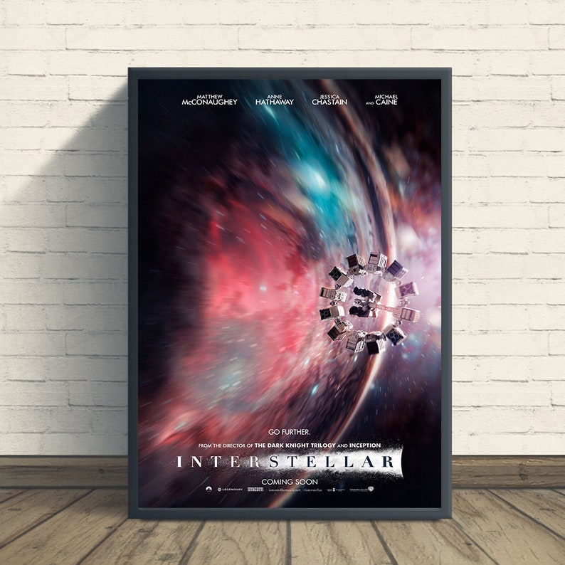 Interstellar Movie Poster High Quality Canvas Art Printing Room ...