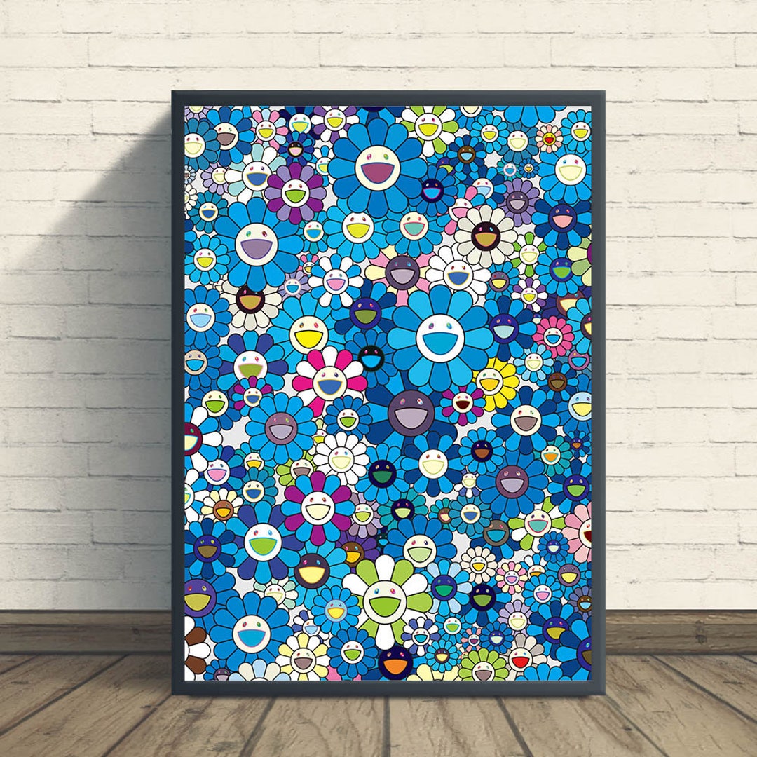 Murakami Takashi Japanese Pop Poster Room Decor, Gifts for Him/her, Art ...