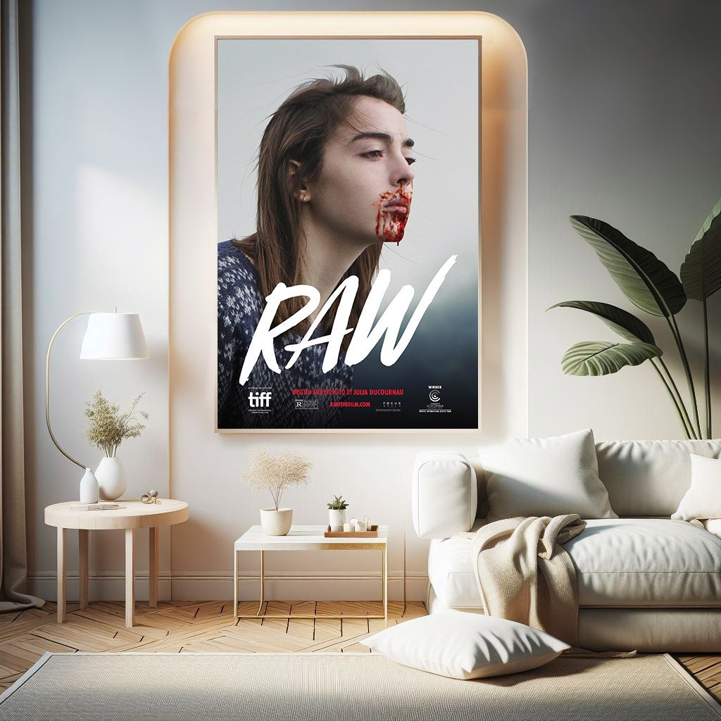 RAW Movie Poster High Quality Print Wall Art Gifts for Him/her Home ...