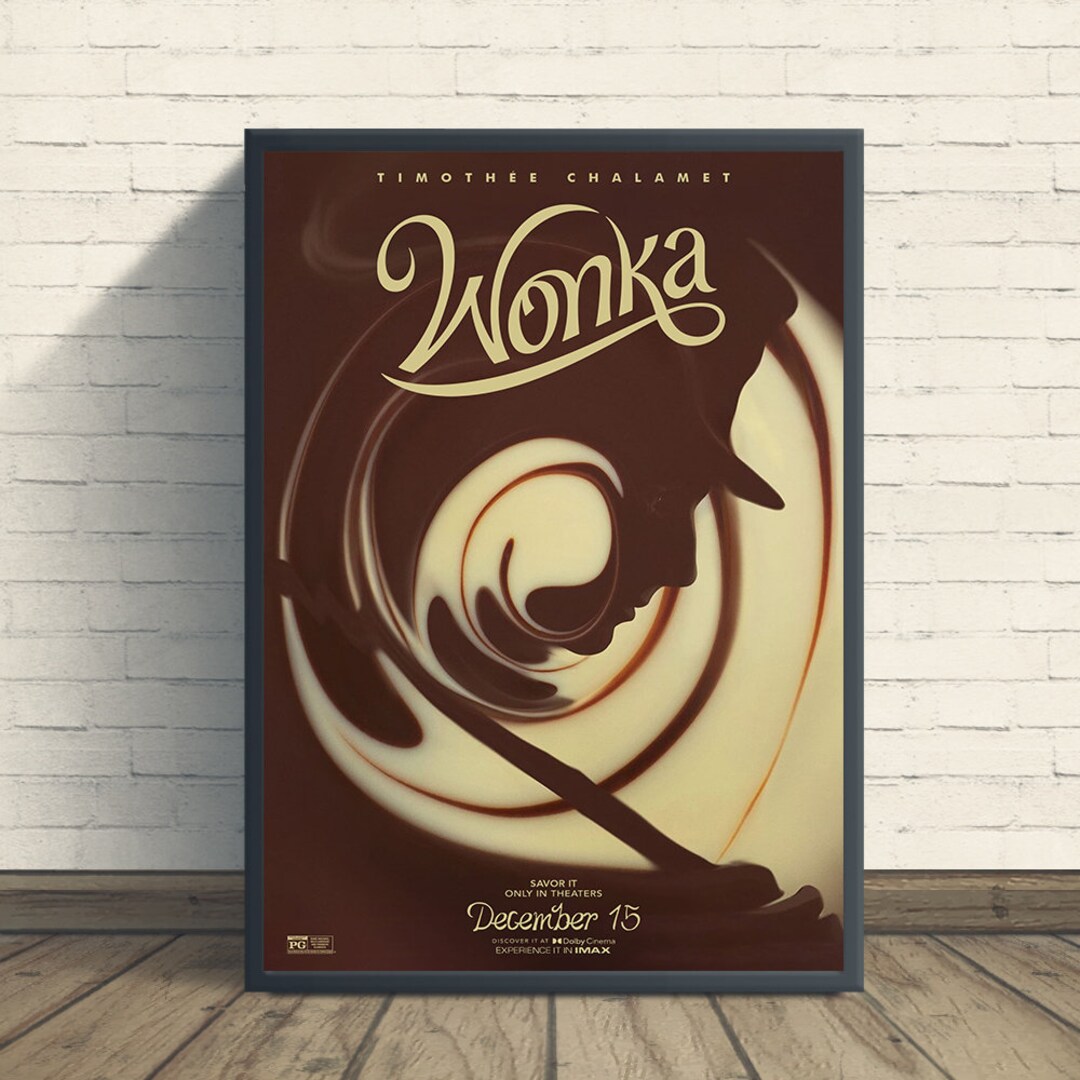 Wonka Movie Poster, Canvas Poster Printing, Classic Movie Wall Art for ...