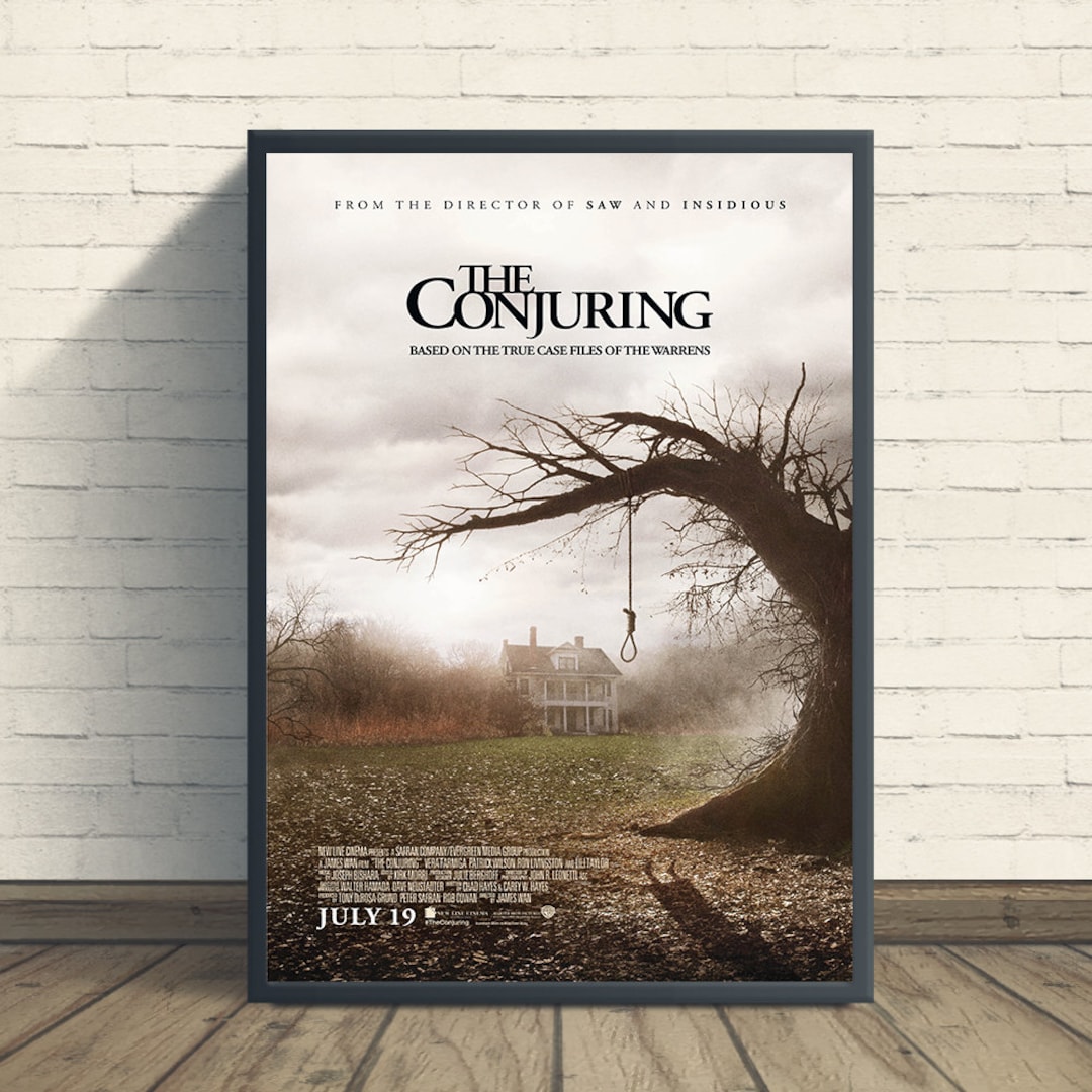 The Conjuring Movie Poster Vintage Retro Art Print Wall Art Print home ...