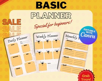 Autumn / Fall Daily , Weekly and Monthly Planner Plus Notes - Etsy