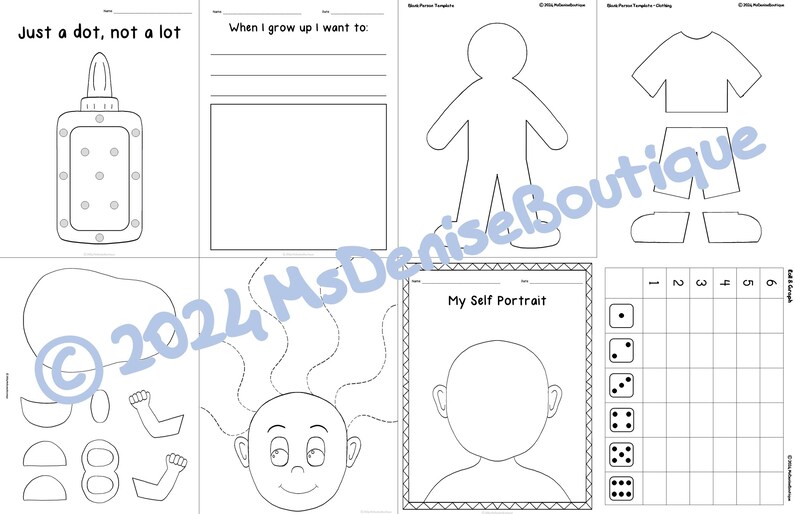 All About Me School Starter Pack - Etsy