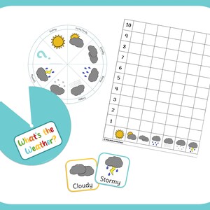 Preschool Weather Chart (alternative Rainbow) - Etsy