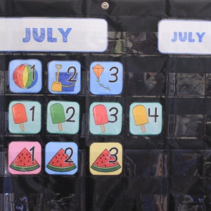 Summer Calendar Piece Set - Etsy