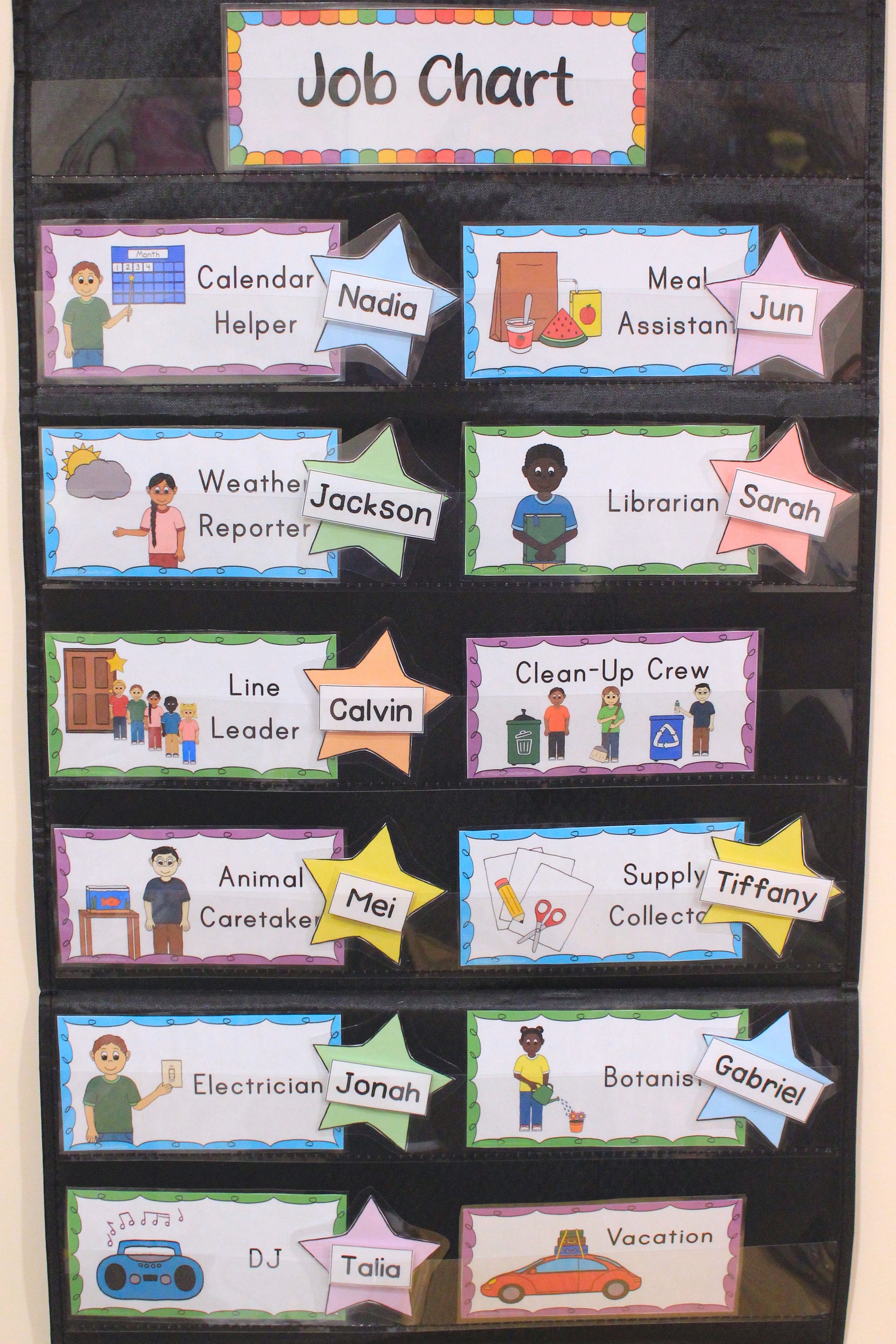 Classroom Job Chart - Etsy