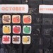 Fall Calendar Piece Set - Etsy