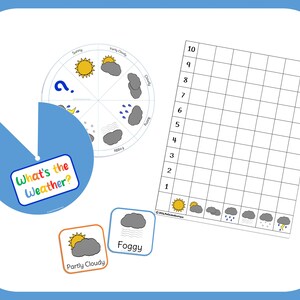 Preschool Weather Chart (original Rainbow) - Etsy