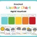 Preschool Weather Chart (alternative Rainbow) - Etsy