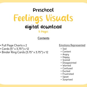 Classroom Feelings Visuals - Etsy