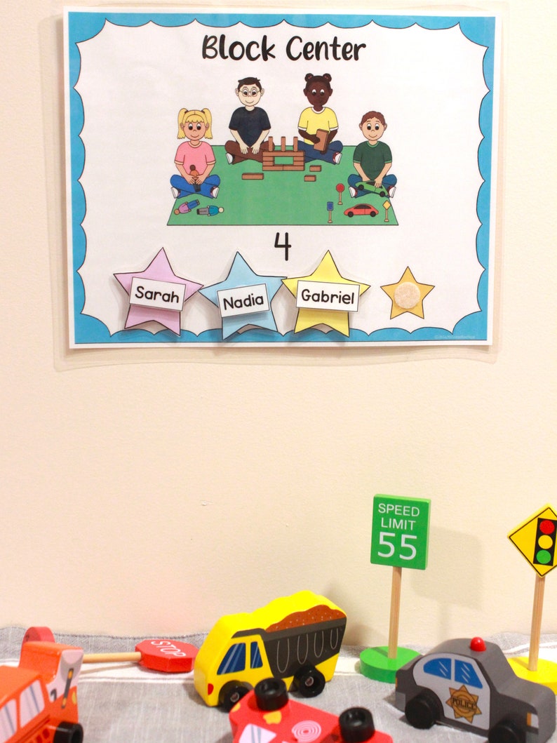 Classroom Center Signs - Etsy