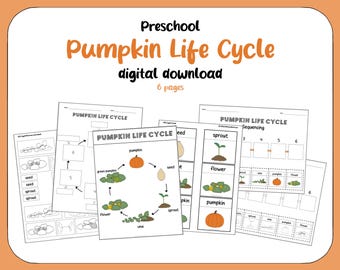 Pumpkin Life Cycle Set - Etsy