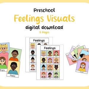 Classroom Feelings Visuals - Etsy