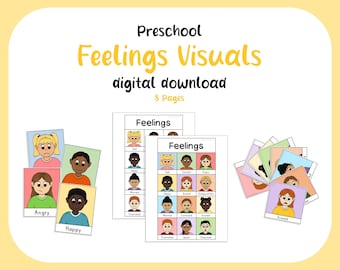 Classroom Feelings Visuals - Etsy