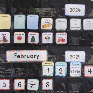 School Essentials & Holiday Calendar Pieces - Etsy